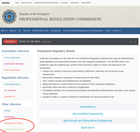 How to Conduct a Philippine PRC License Verification for RN